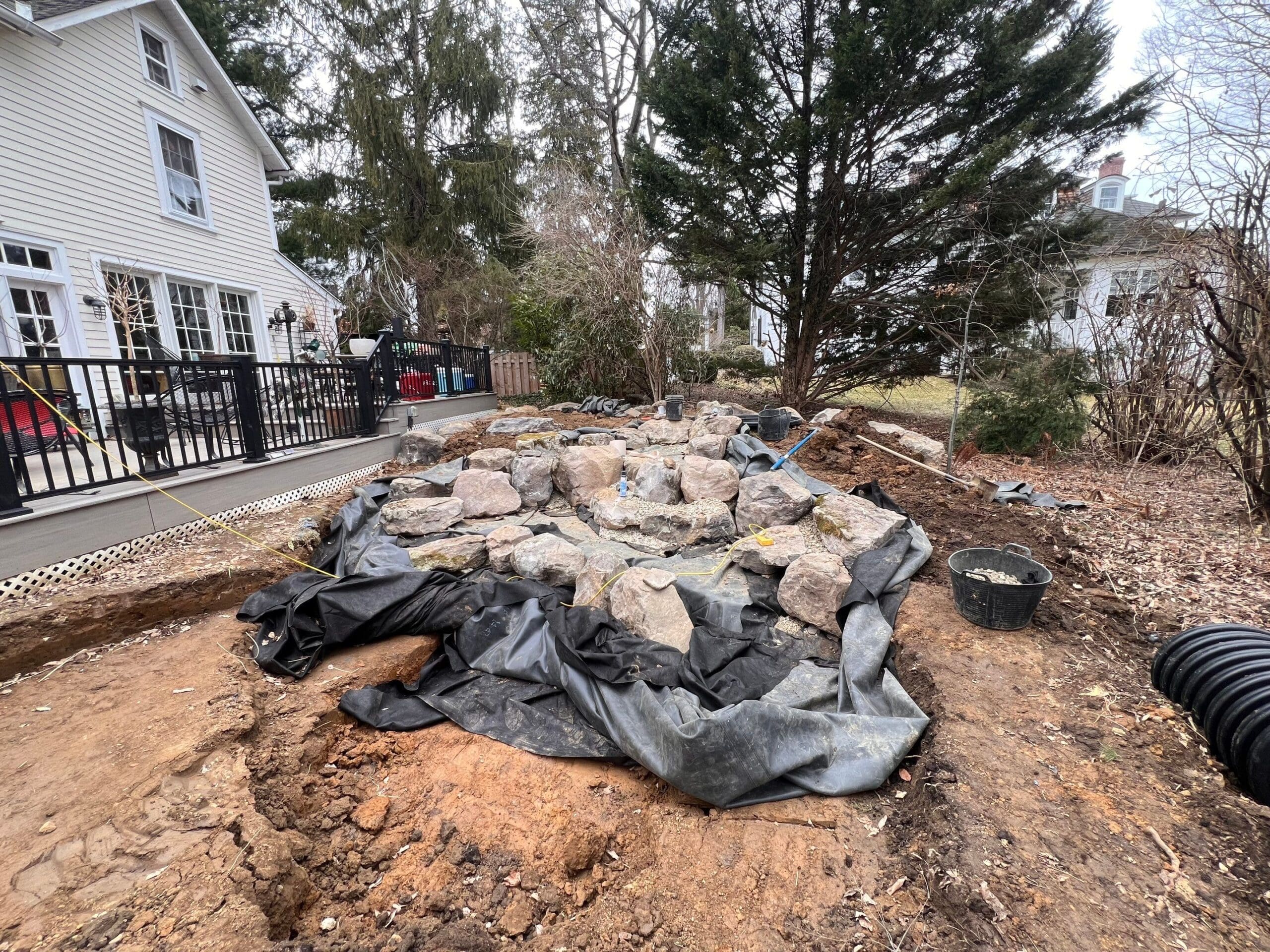 Pond Construction in Wayne, PA